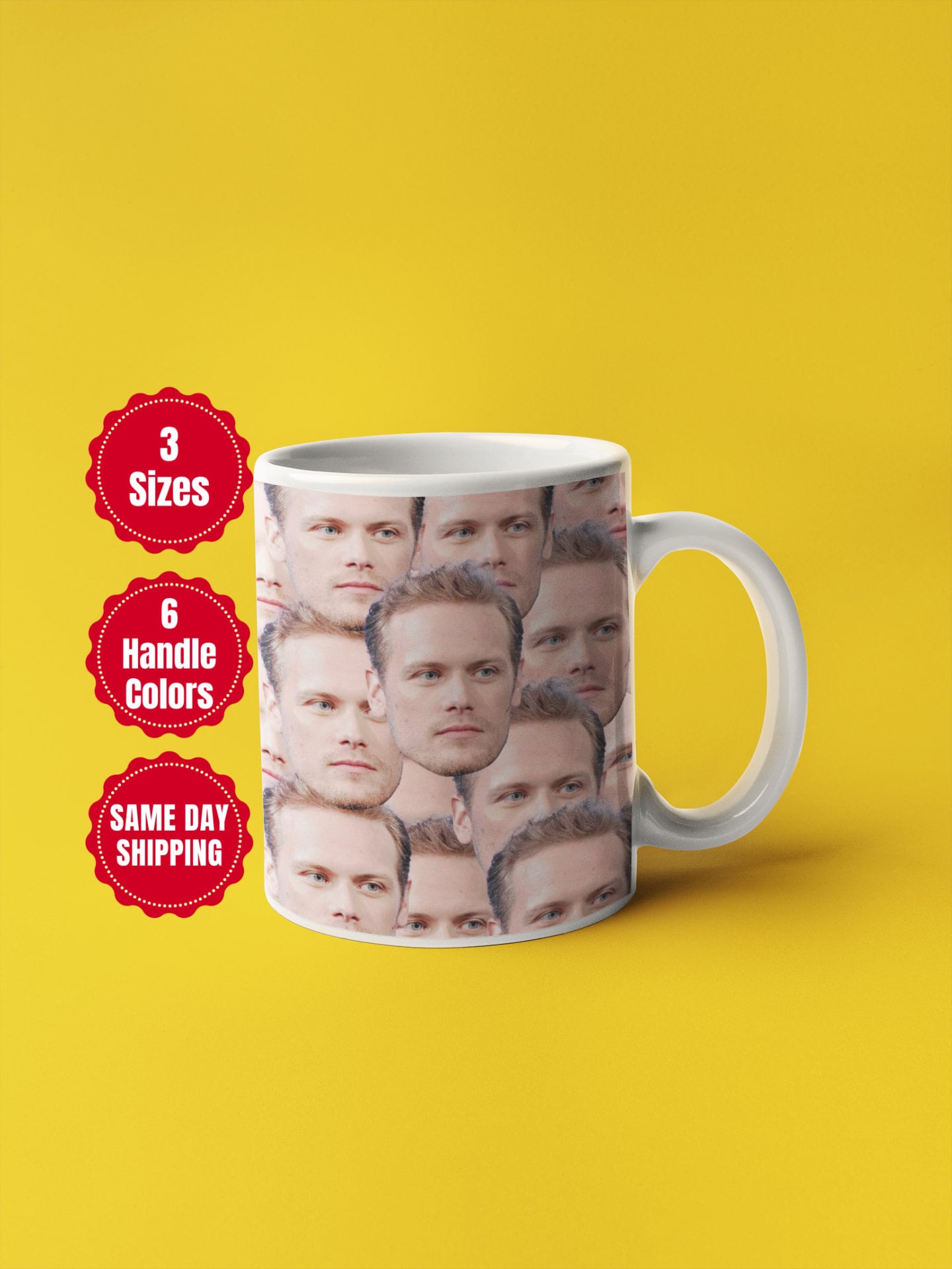 Sam Heughan Coffee Cup Sam Heughan Fan Gift Sam Heughan Mug - Etsy