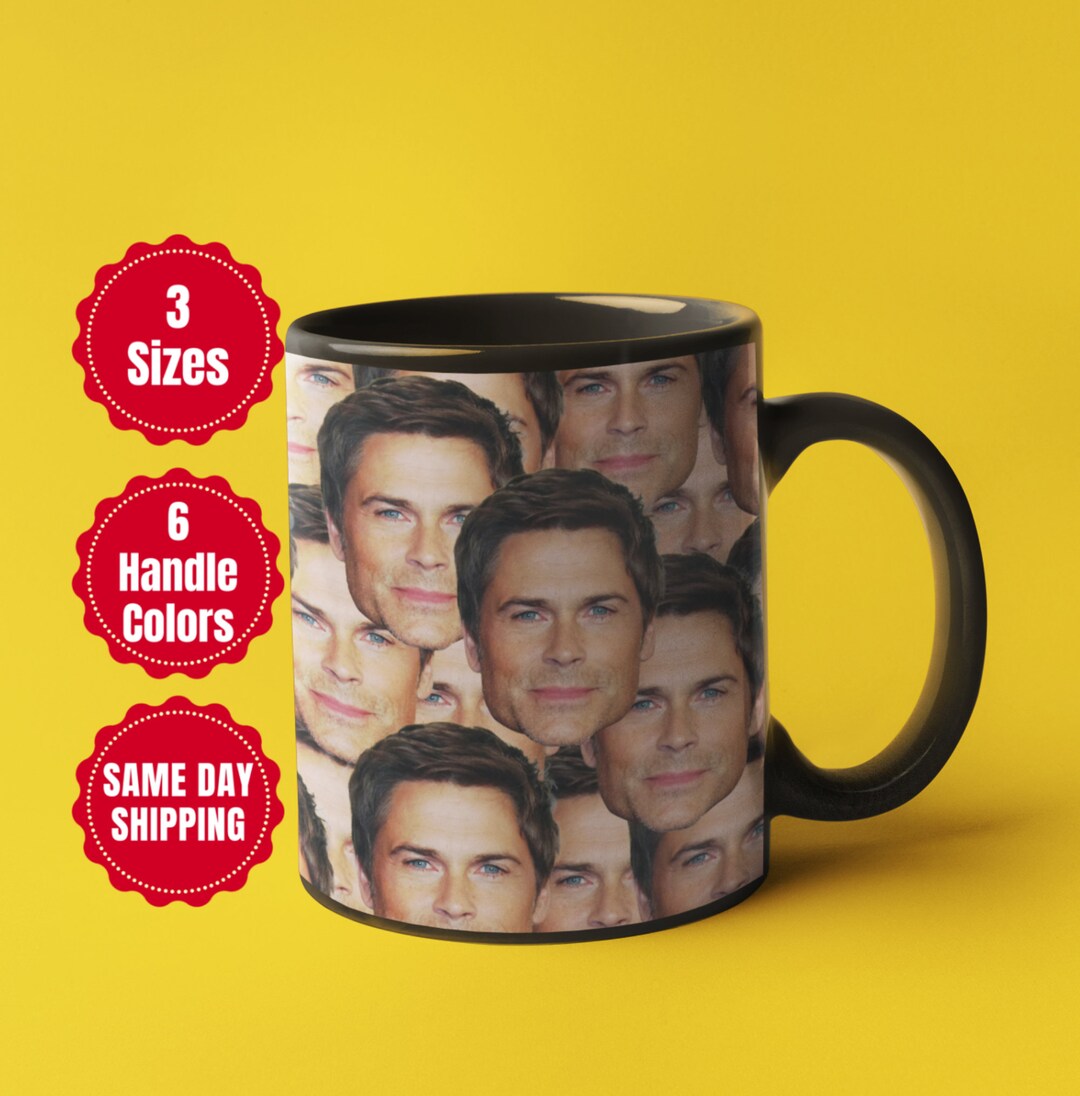 Rob Lowe Coffee Cup, Rob Lowe Fan Gift, Rob Lowe Mug, Rob Lowe Tea Mug ...