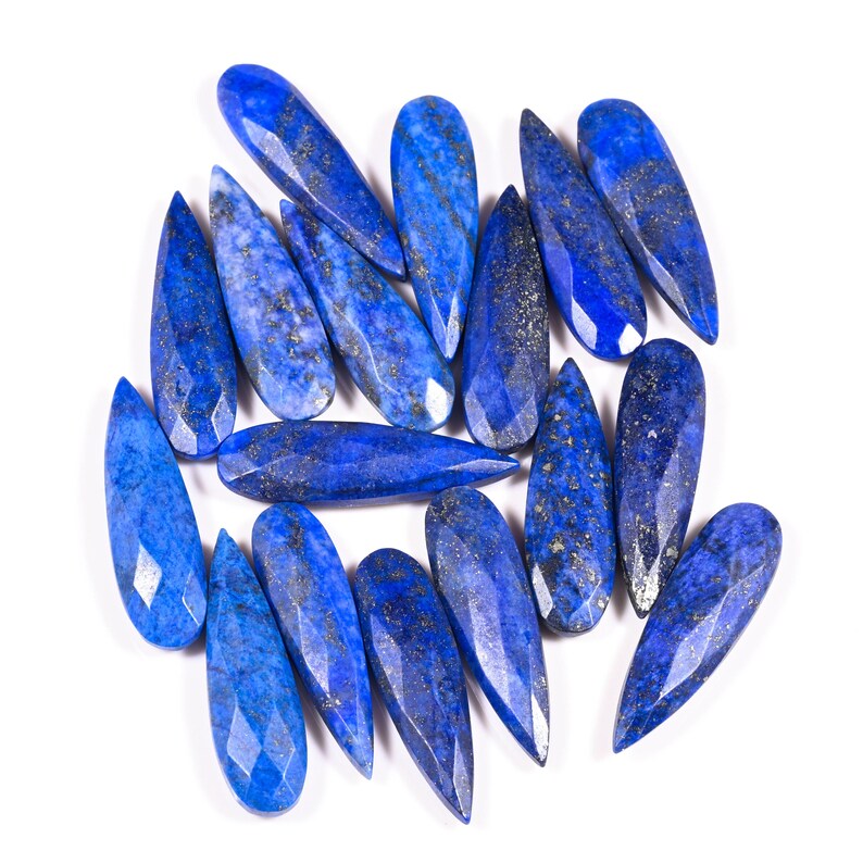 352.75 Ct Natural Lapis Lazuli Pear Faceted: AAA+ Quality Teardrop ...