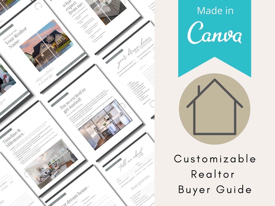 Realtor Client Welcome Template - Etsy