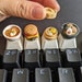 Cute Custom Food Keycap Mechanical Artisan Gifts Keyboard Decor ...