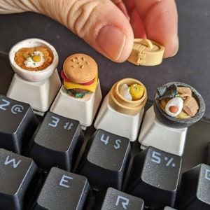 Cute Custom Food Keycap Mechanical Artisan Gifts Keyboard Decor ...