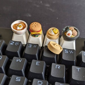 Cute Custom Food Keycap Mechanical Artisan Gifts Keyboard Decor ...