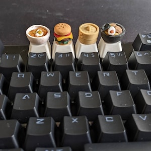 Cute Custom Food Keycap Mechanical Artisan Gifts Keyboard Decor ...