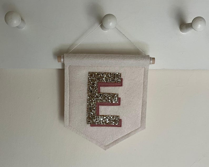 Initial Wall Banner for Kids Personalised Room Decor - Etsy