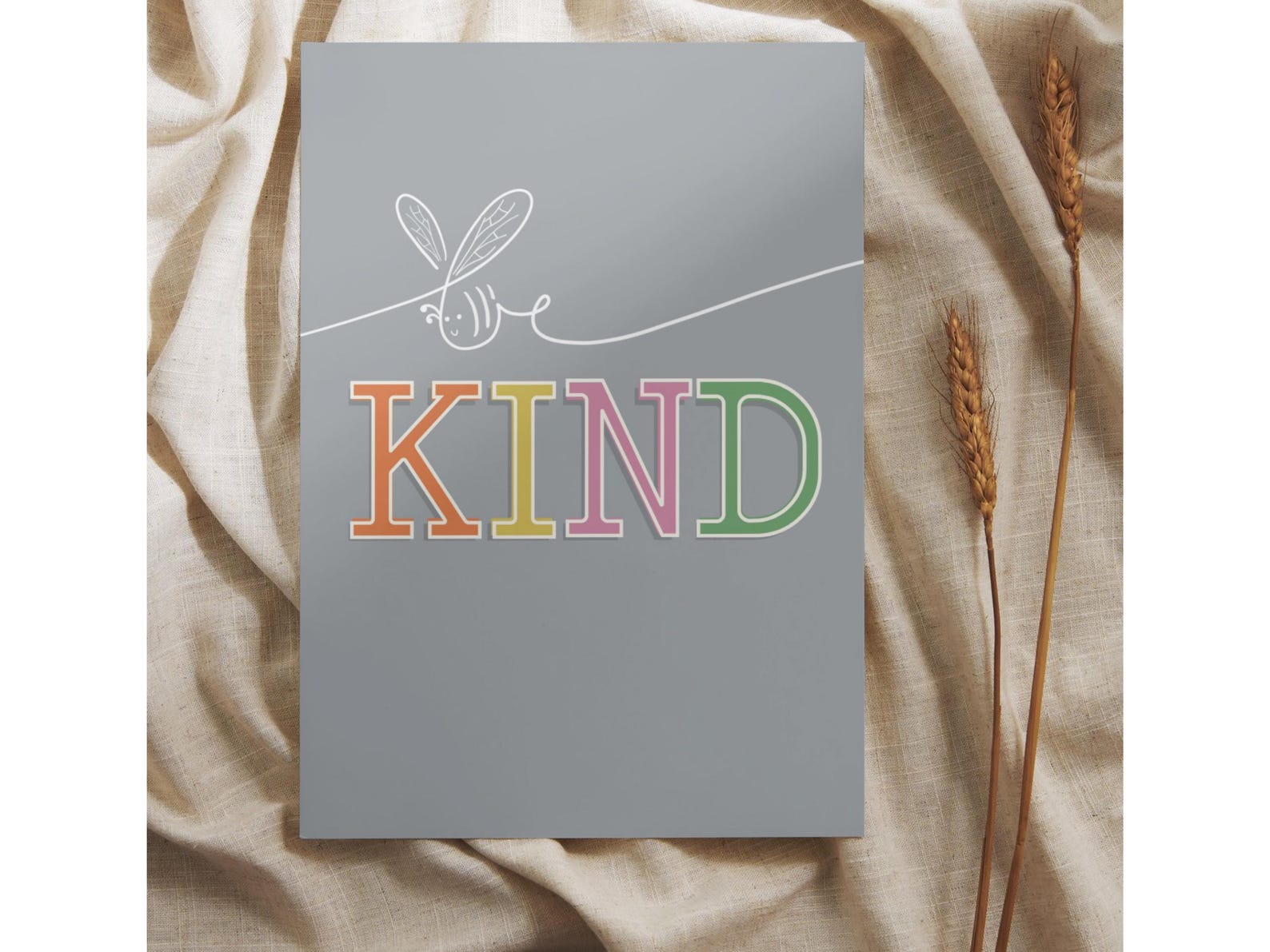 Bee Kind Nursery Print: Colorful Kids Room Decor (digital Download) - Etsy