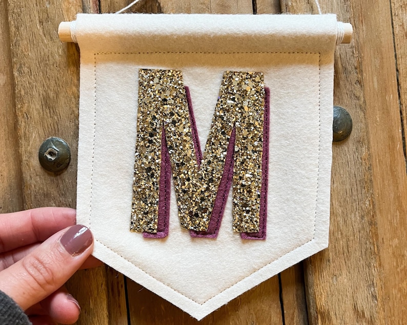 Initial Wall Banner for Kids Personalised Room Decor - Etsy