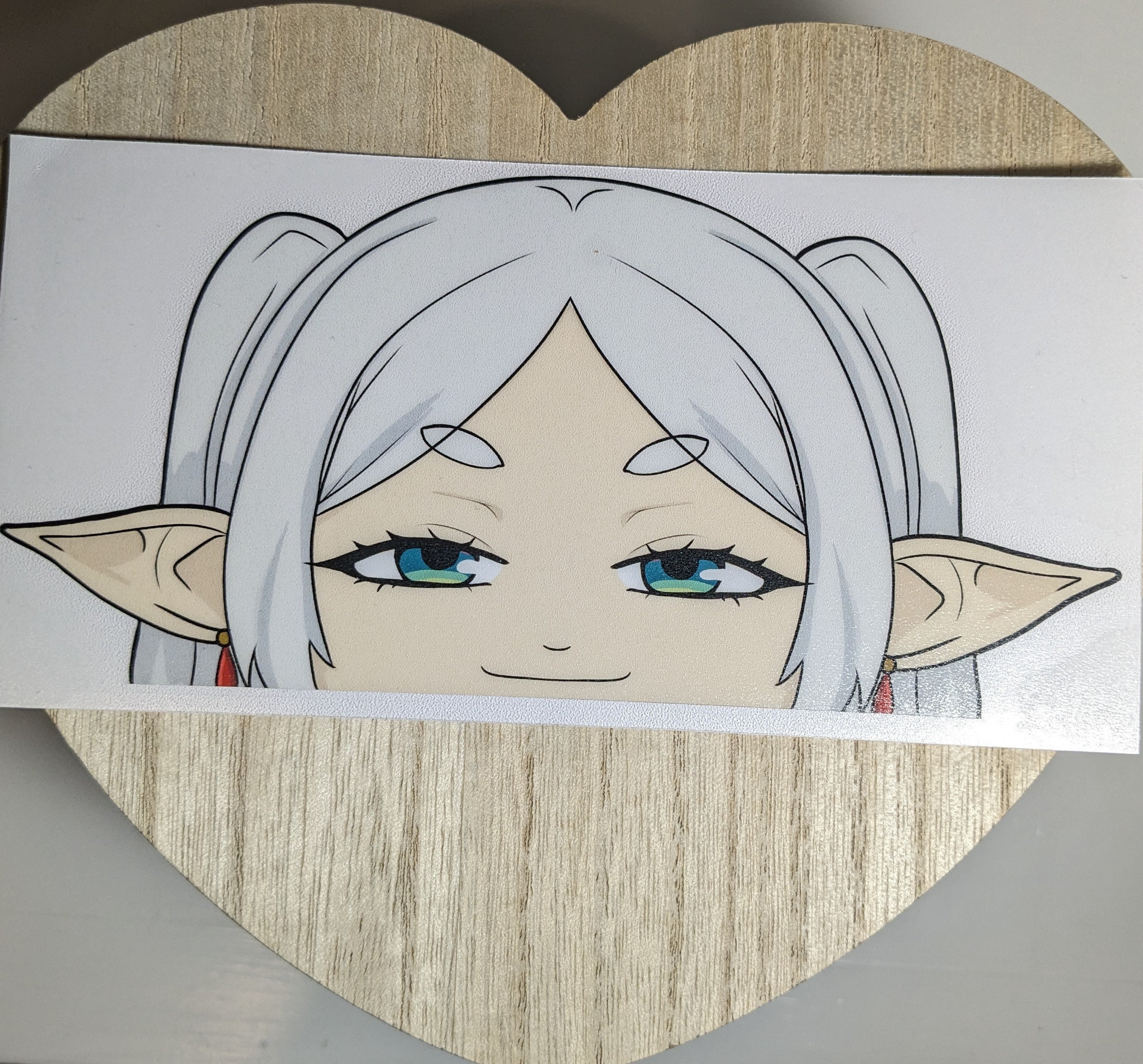 Old Magical Elf Peeker Sticker Car Decal Anime - Etsy