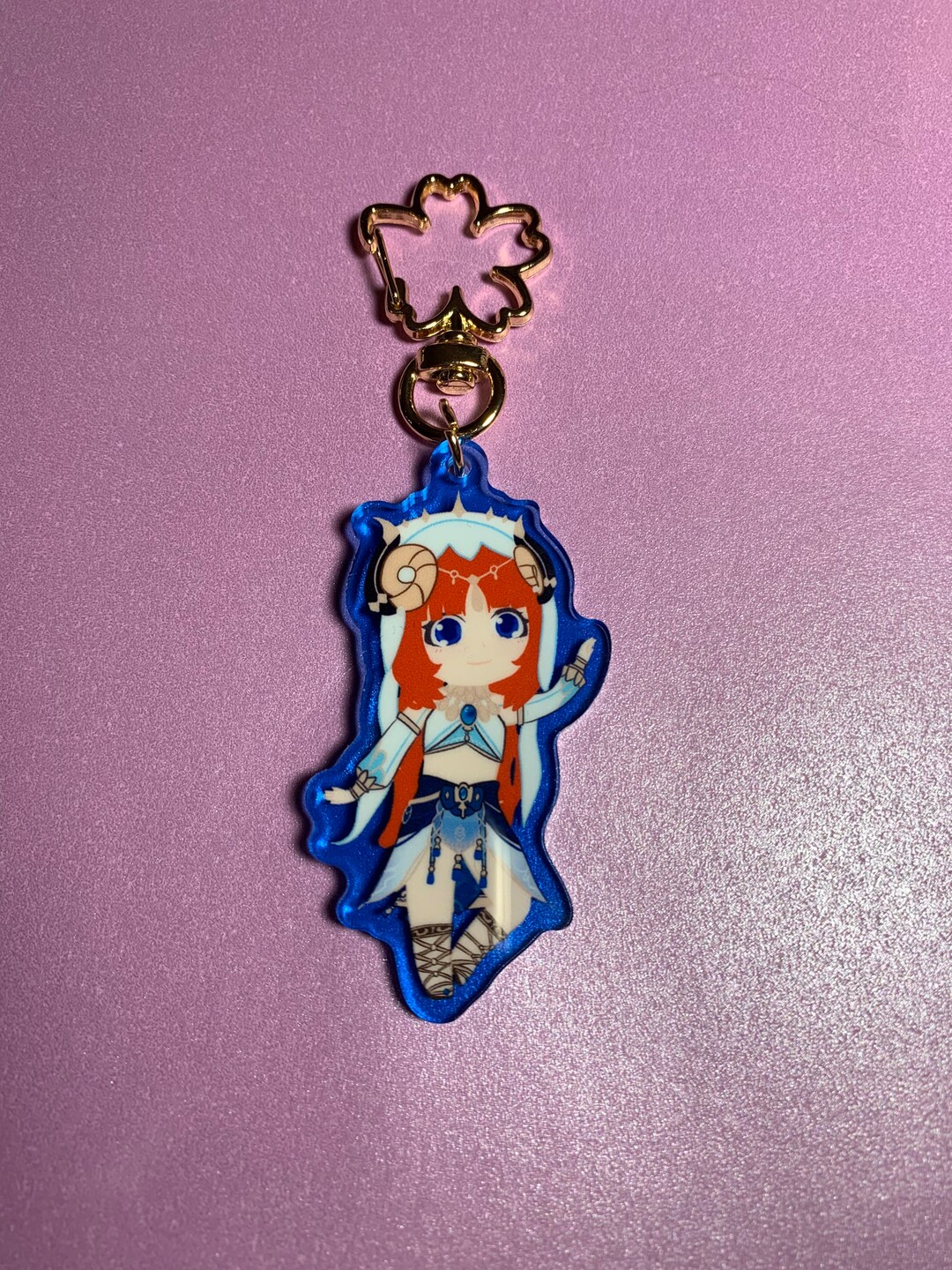Genshin Impact Chibi Nilou Acrylic Keychain - Etsy