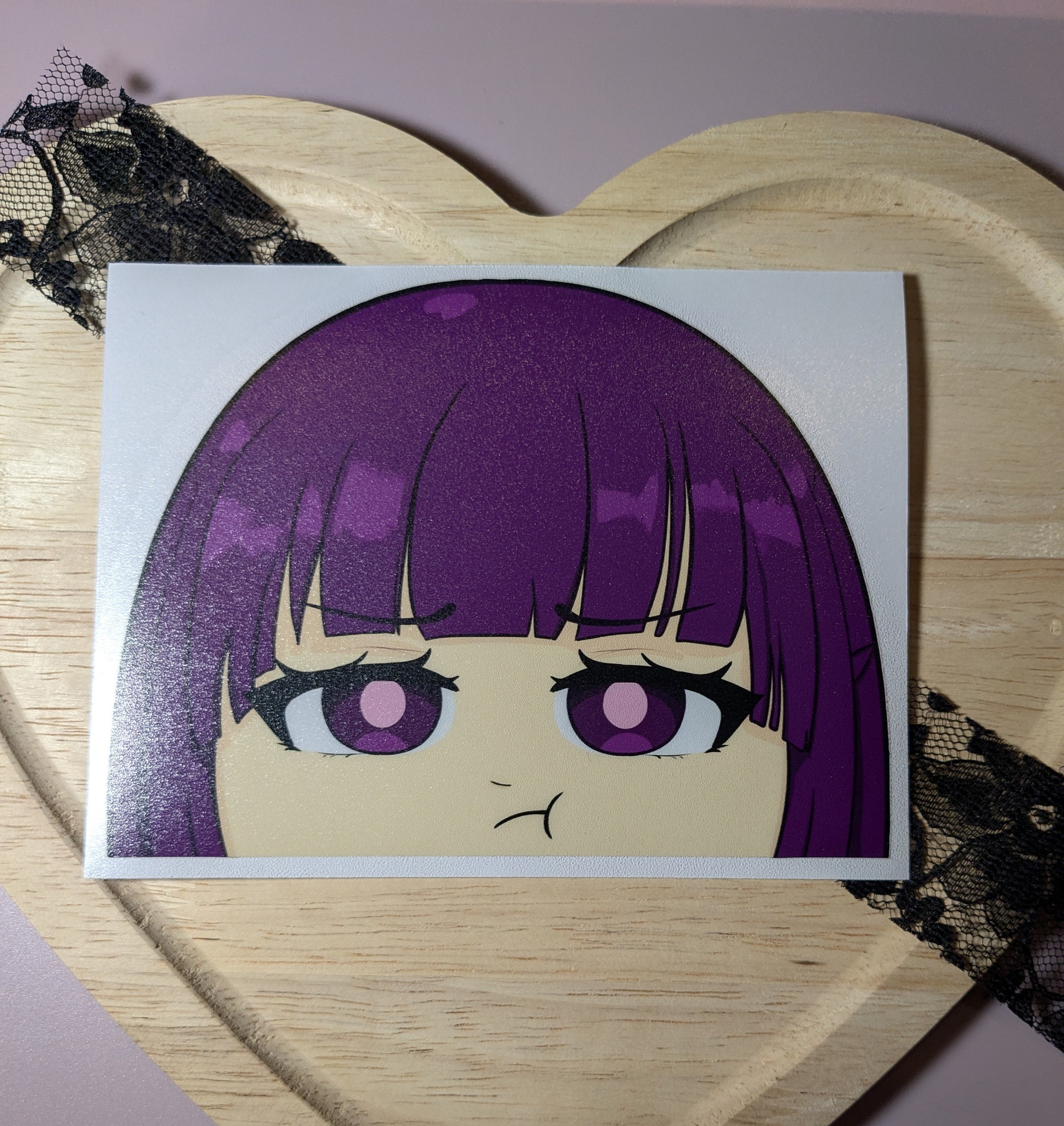 Old Magical Elf Peeker Sticker Car Decal Anime - Etsy