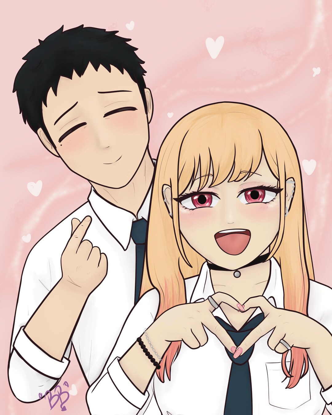 Cosplay Buddies Anime Art Print - Etsy