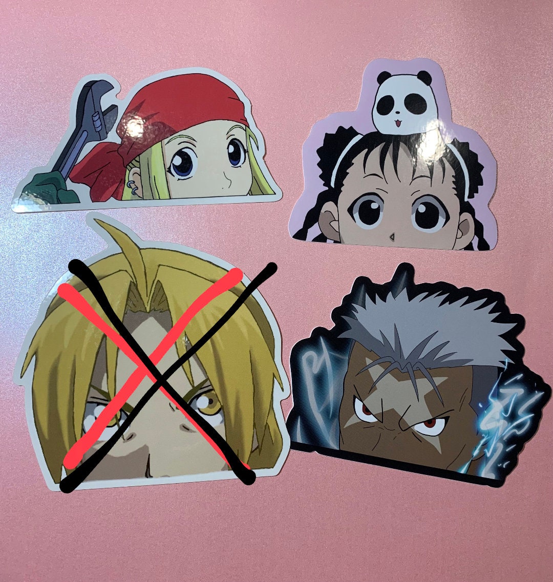 FMA Peeker Stickers Car Laptop Waterbottle - Etsy