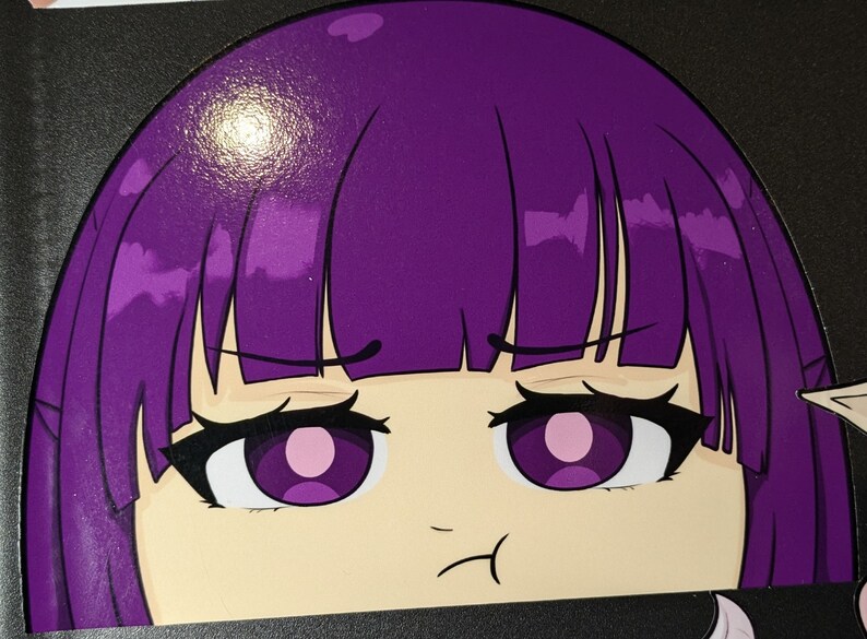 Old Magical Elf Peeker Sticker Car Decal Anime - Etsy