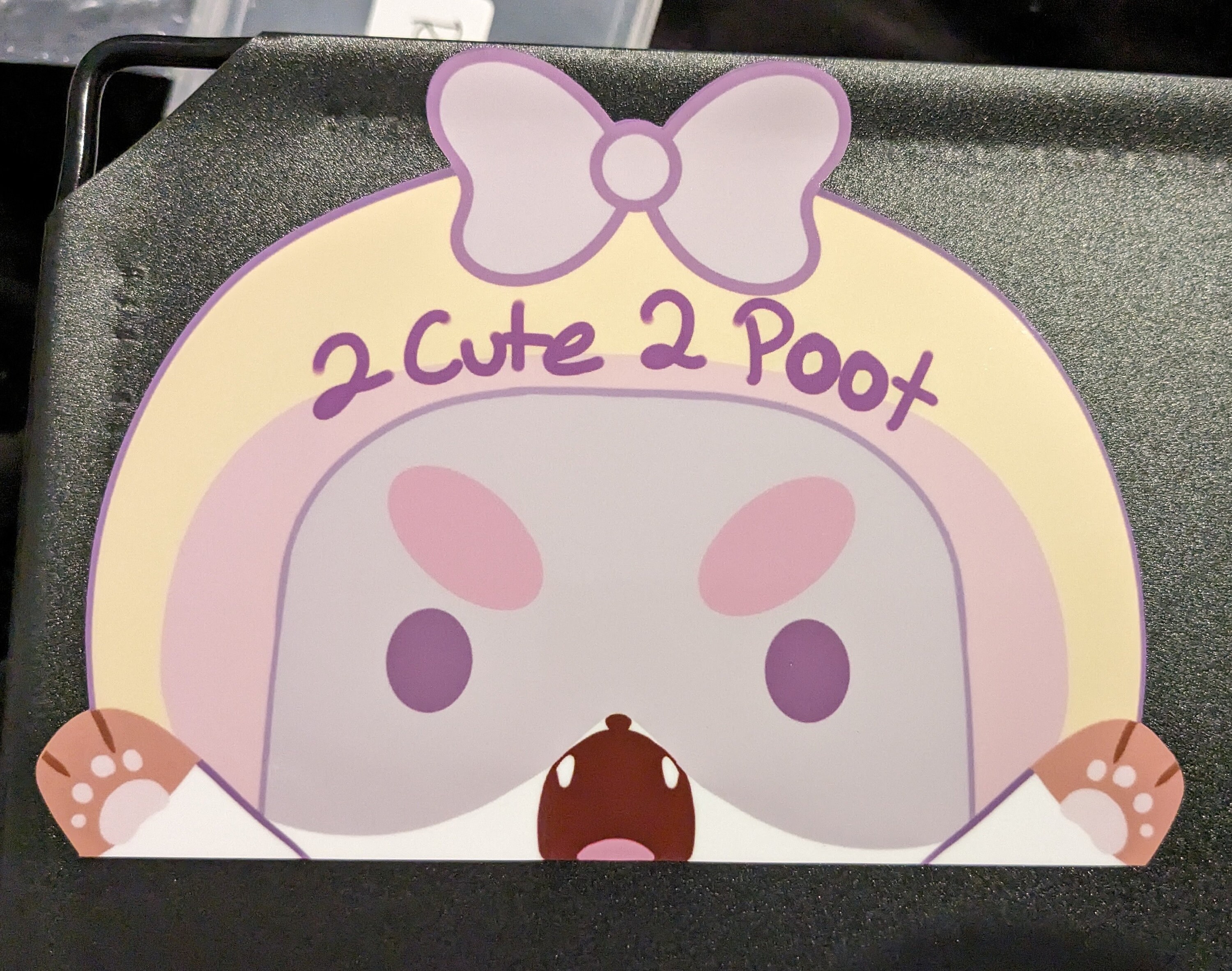 Doggy Kitten 2 Cute 2 Poot Car Peeker Decal Sticker - Etsy