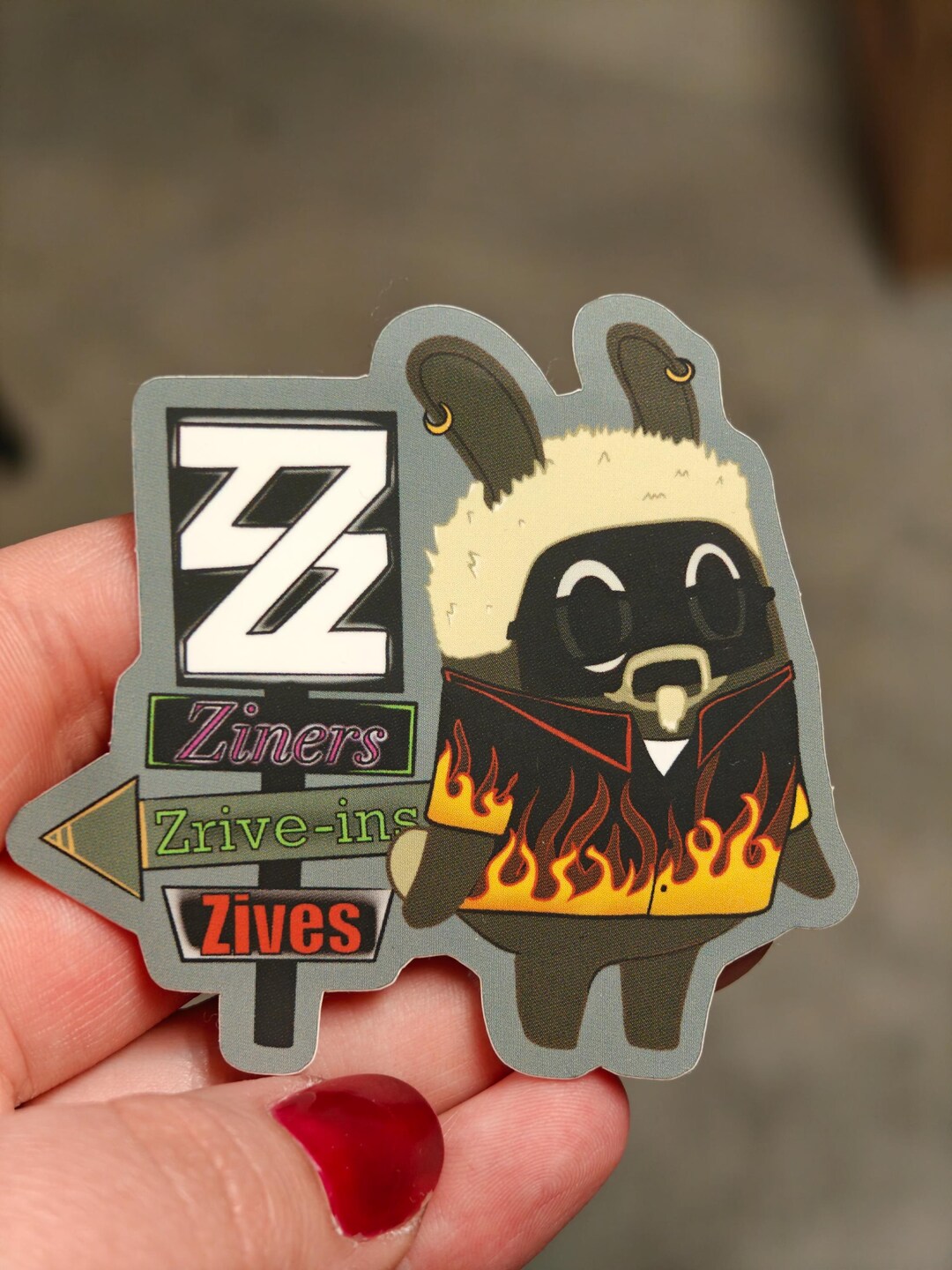 ZZZ Bangboo Fieri Ziners Zrive-ins and Zives Sticker Video Game Vinyl ...