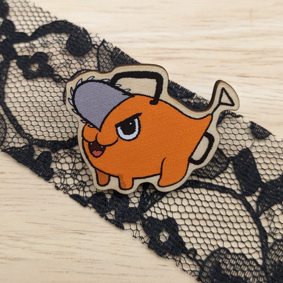 Wooden Character Pins Little Devil Dog - Etsy