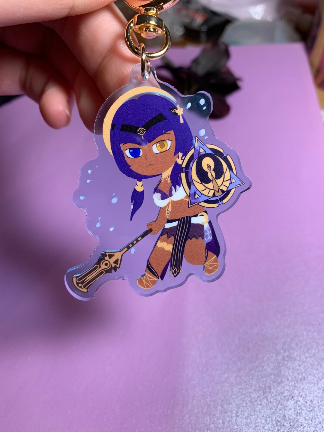 Candace Chibi Genshin Impact Acrylic Keychain - Etsy