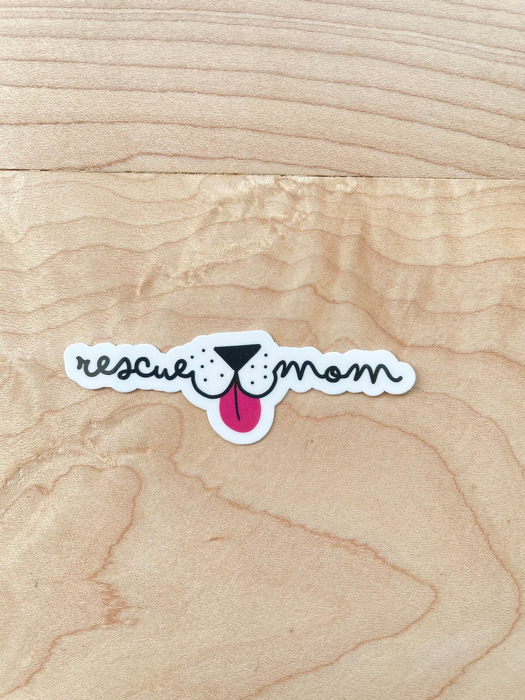 Rescue Mom Sticker, Rescue Dog Sticker, Rescue Dog Gifts, Dog Laptop ...