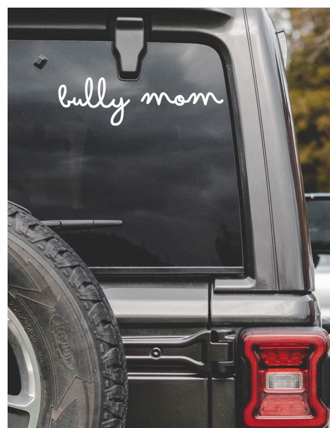 Bully Mom Car Decal, Bully Breeds Mom Gift, MacBook Dog Decal, Luggage ...