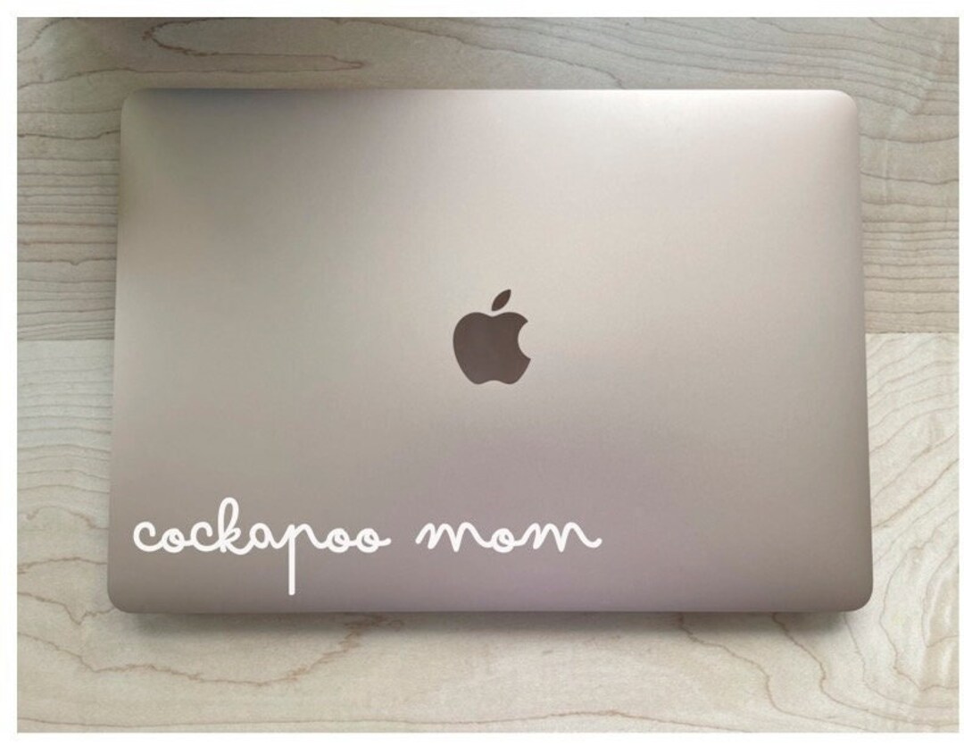 Cockapoo Mom Car Decal, Cockapoo Mom Gift, MacBook Decal Dog, Luggage ...