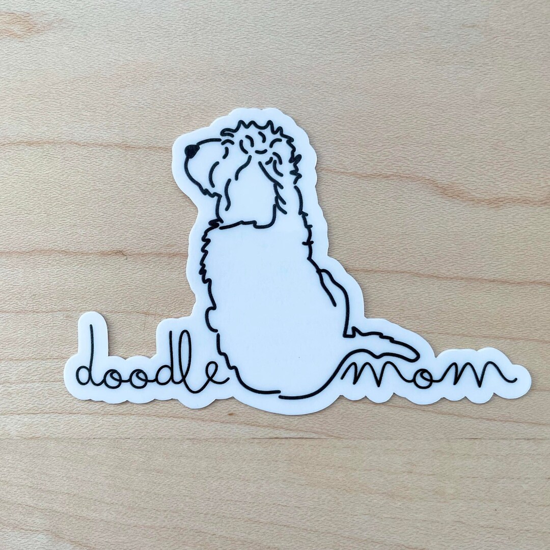 Doodle Mom Sticker, Goldendoodle Mom Sticker, Labradoodle Mom Sticker ...