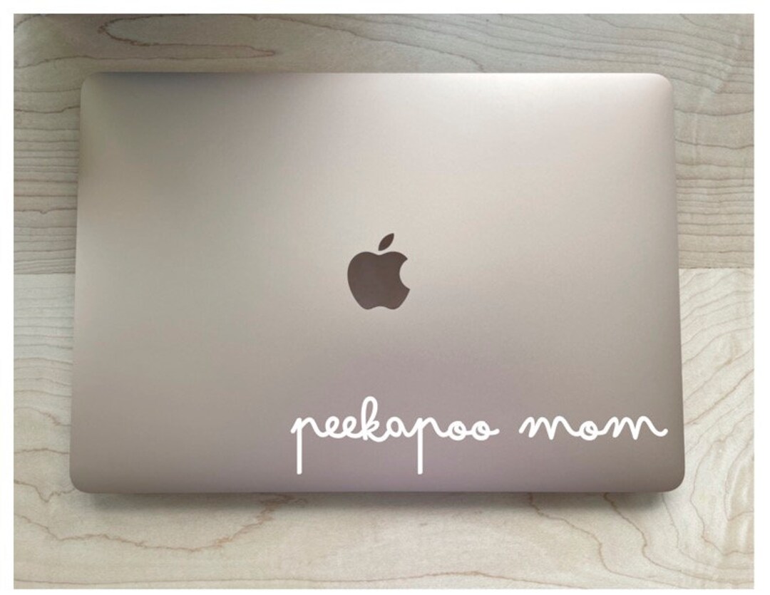 Peekapoo Mom Car Decal, Peekapoo Mom Gift, MacBook Dog Decal, Dog ...