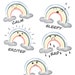 Rainbow Feelings Emotion Chart Nursery Art for Childrens Room Therapy ...
