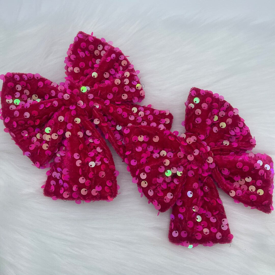 Pet Collar Bows• Dog Collar Bows • Pink Collar Bows • Shimmery Pink Bow ...