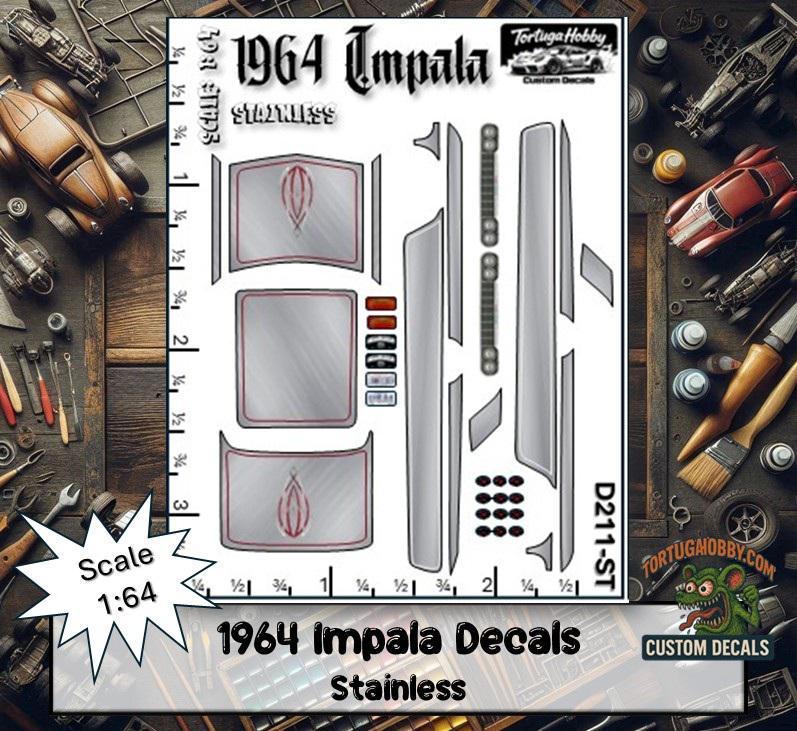 1964 Impala Custom Waterslide Decals for Total Customization - Etsy