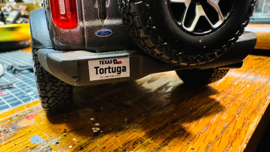 Personalized License Plates Decals 1/24, 1/18, 1:64 Scale. Customize ...