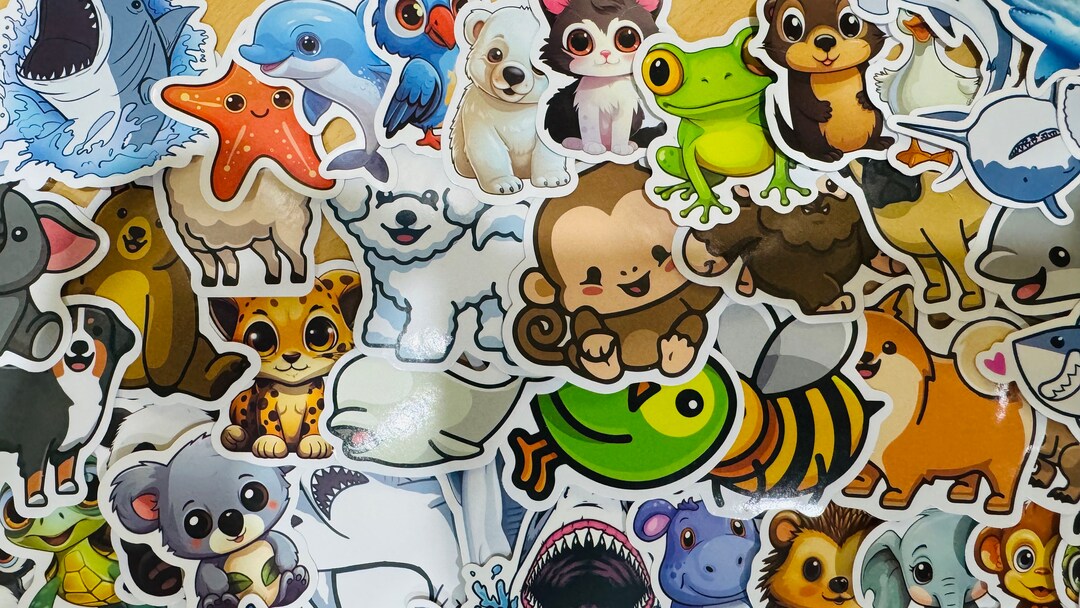 25 Anime Kawaii Fun Sticker Pack - 25 Sticker Pack - Etsy