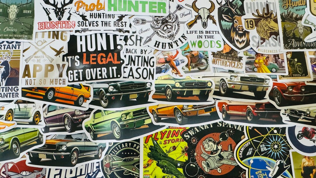 25 Man-cave Stickers. 25 Sticker Pack for Laptops, Water Bottles and ...