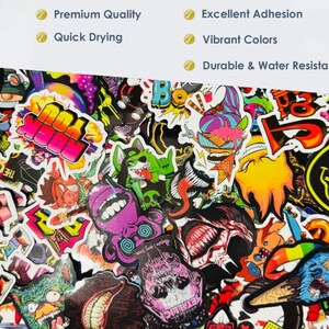 Skateboard/graffiti Stickers - 25 Sticker Pack - Buy 1 Get 1 Free! - Etsy