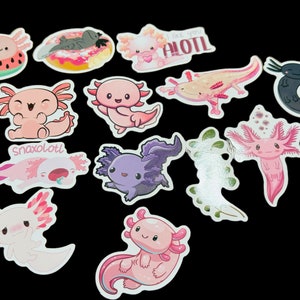 Axolotl Stickers - Spread the Cuteness With Our Axolotl 25 Sticker Pack ...