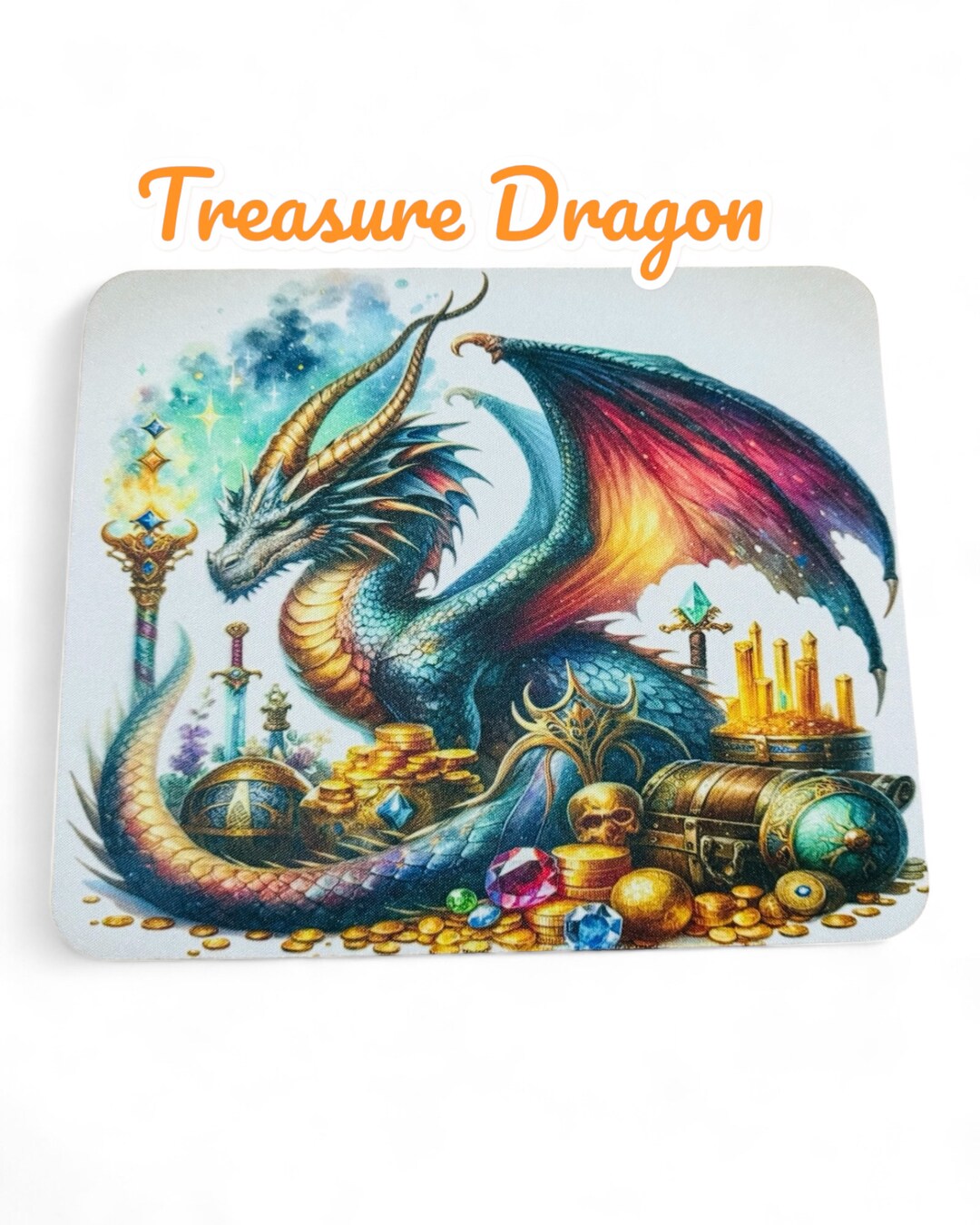 Treasure Dragon - Artisan Mouse Pads - Etsy