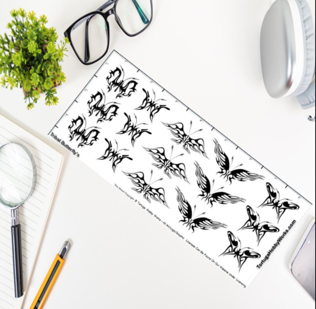 Butterflies I - Stickers or Decals - Personalize Your Diorama, Car ...