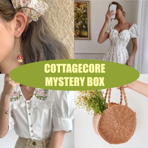 Cottagecore Vintage Style Mystery Bundle/box Mushroomcore - Etsy