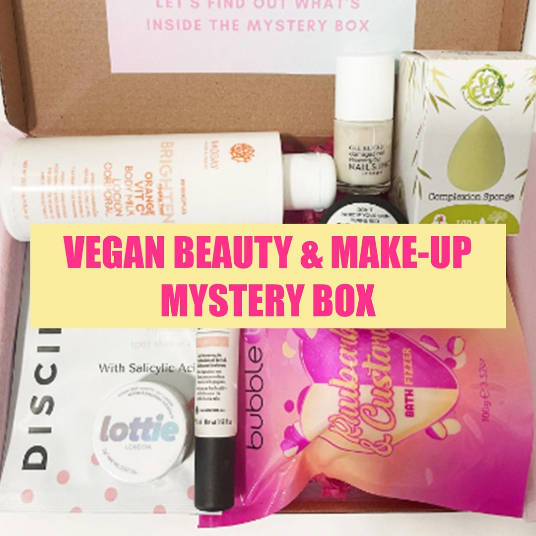 Vegan Beauty and Makeup Mystery Box Gift for Her Self Care Gift ...