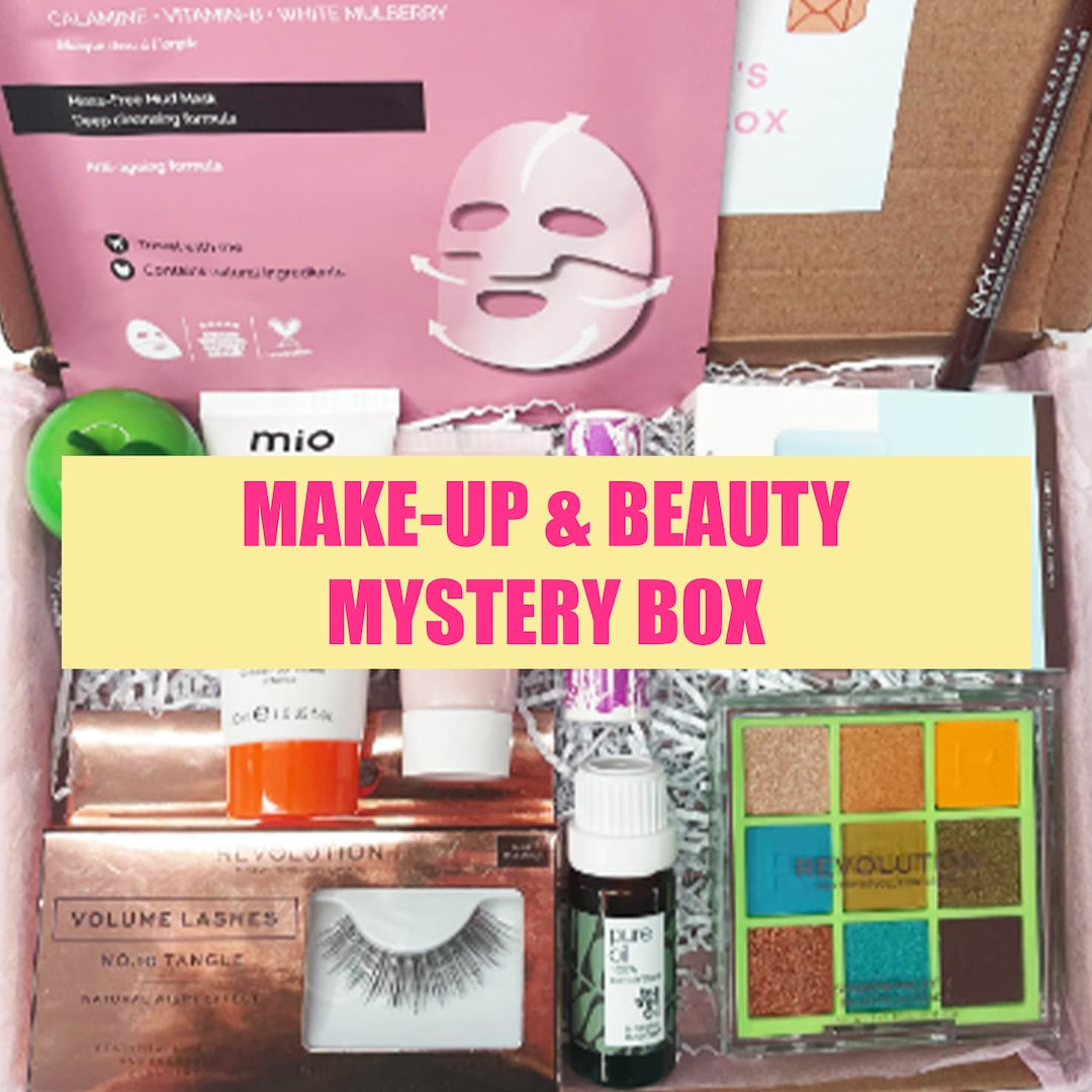 Makeup & Beauty Mystery Box Gift for Her Self Care Gift Pamper Hamper ...