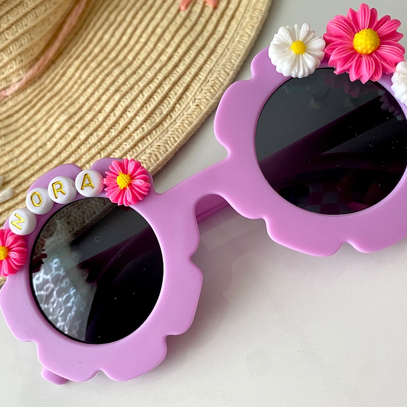 Flower Sunglasses - Etsy