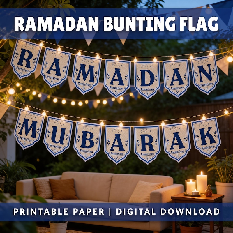Ramadan Banner Flag - Etsy