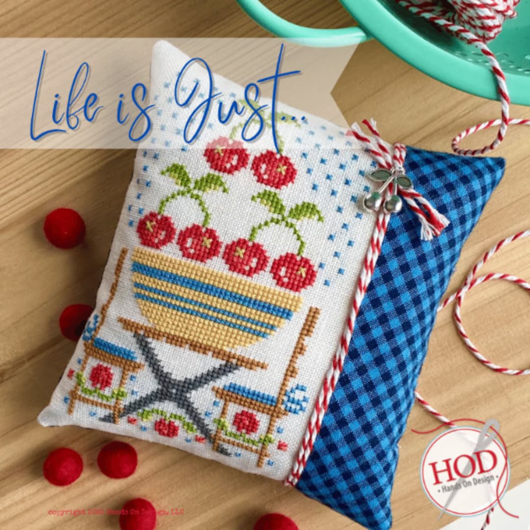 Life is Just... Cross Stitch Pattern Hands on Design - Etsy