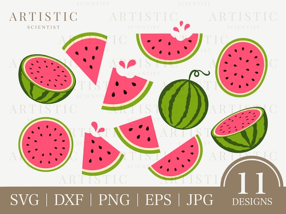 Watermelon Svg Watermelon Svg Bundle Watermelon Png | Etsy