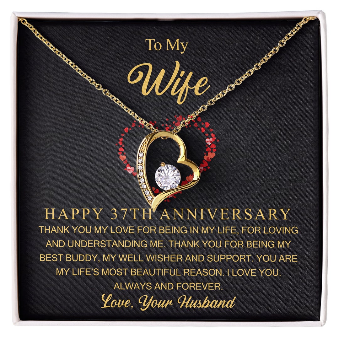 37 Year Anniversary Gift for Wife 37th Wedding Anniversary - Etsy