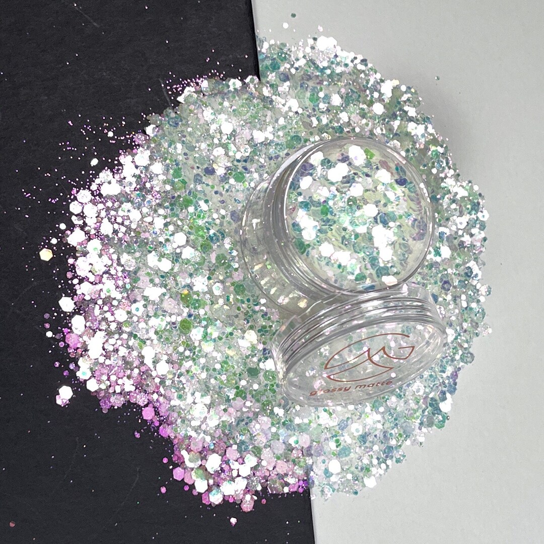 HIGH SHINE Translucent Iridescent Ethereal Opal Chunky Mix Collections ...