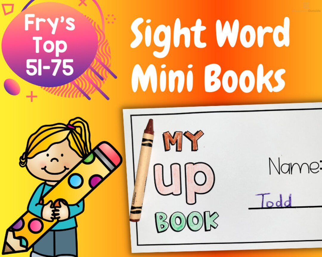 Fry Sight Words | 51-75 | Activity Books | Kindergarten | Homeschool ...
