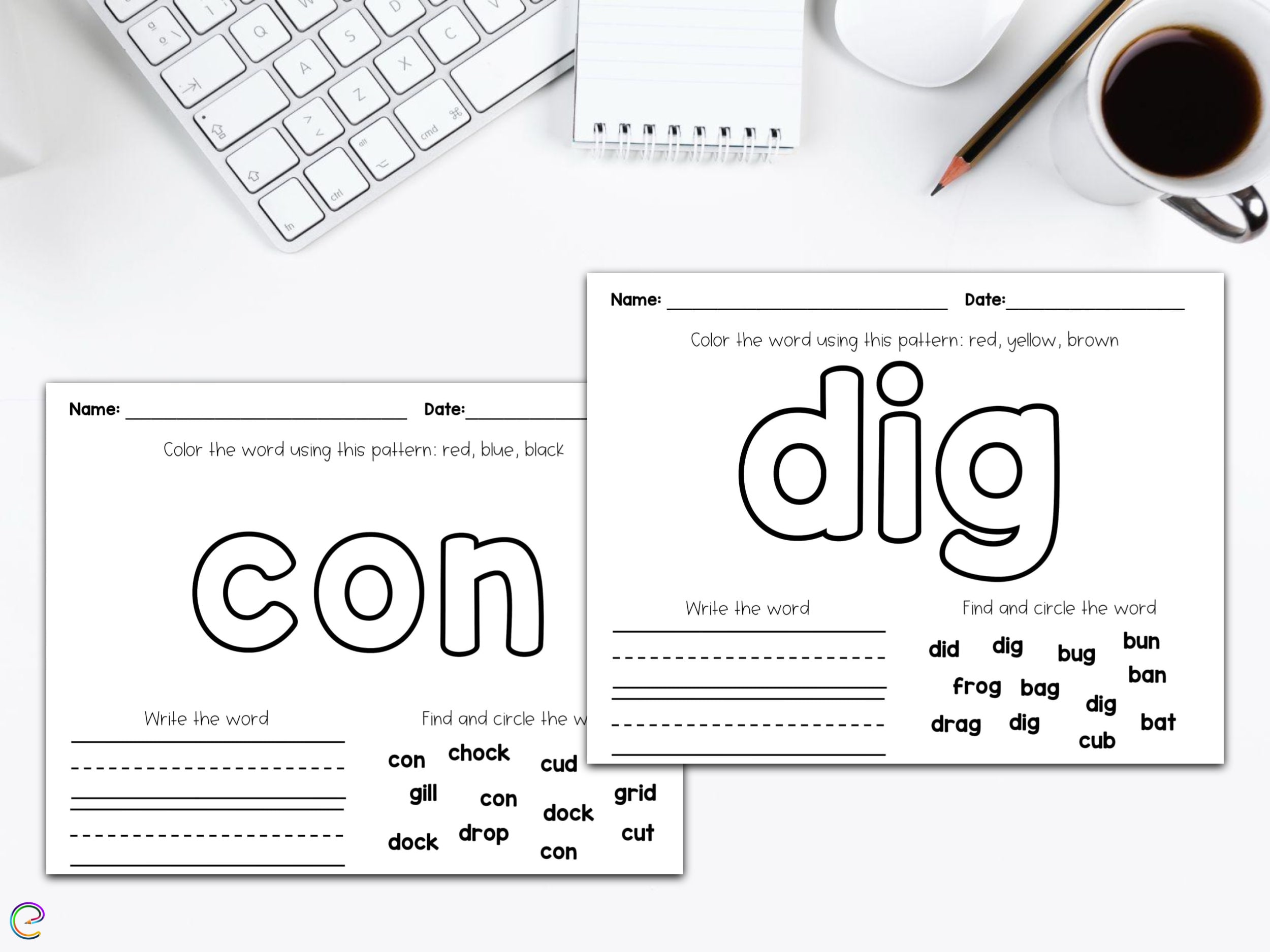 Short Vowels Coloring Worksheets Mega Bundle (Instant Download) - Etsy