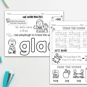 Word Families, Short Vowels, Vowel Sounds, 1st Grade Worksheets, Kinder ...