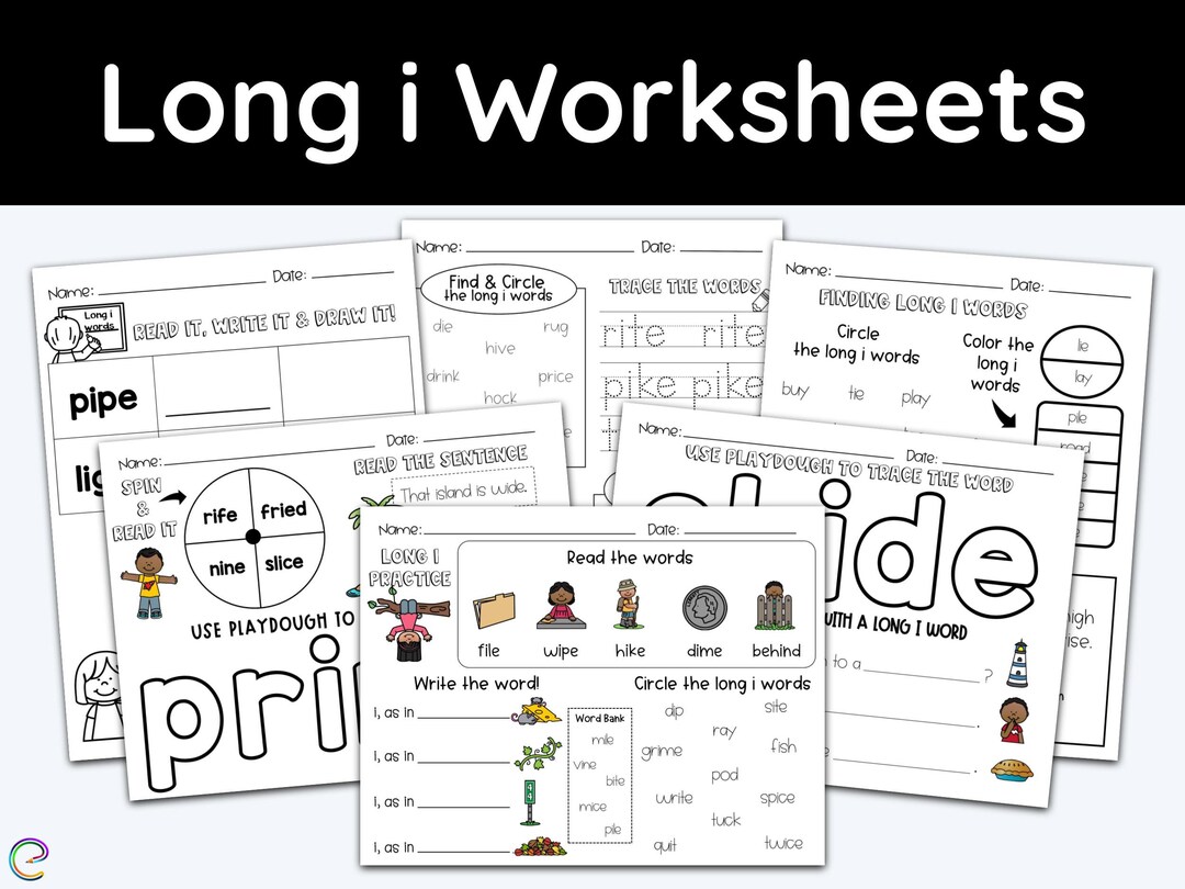 Long I, Vowels, Education Worksheets, Long Vowel Worksheets, 2nd Grade ...