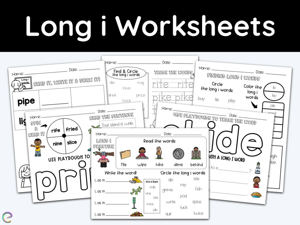 Long I, Vowels, Education Worksheets, Long Vowel Worksheets, 2nd Grade ...